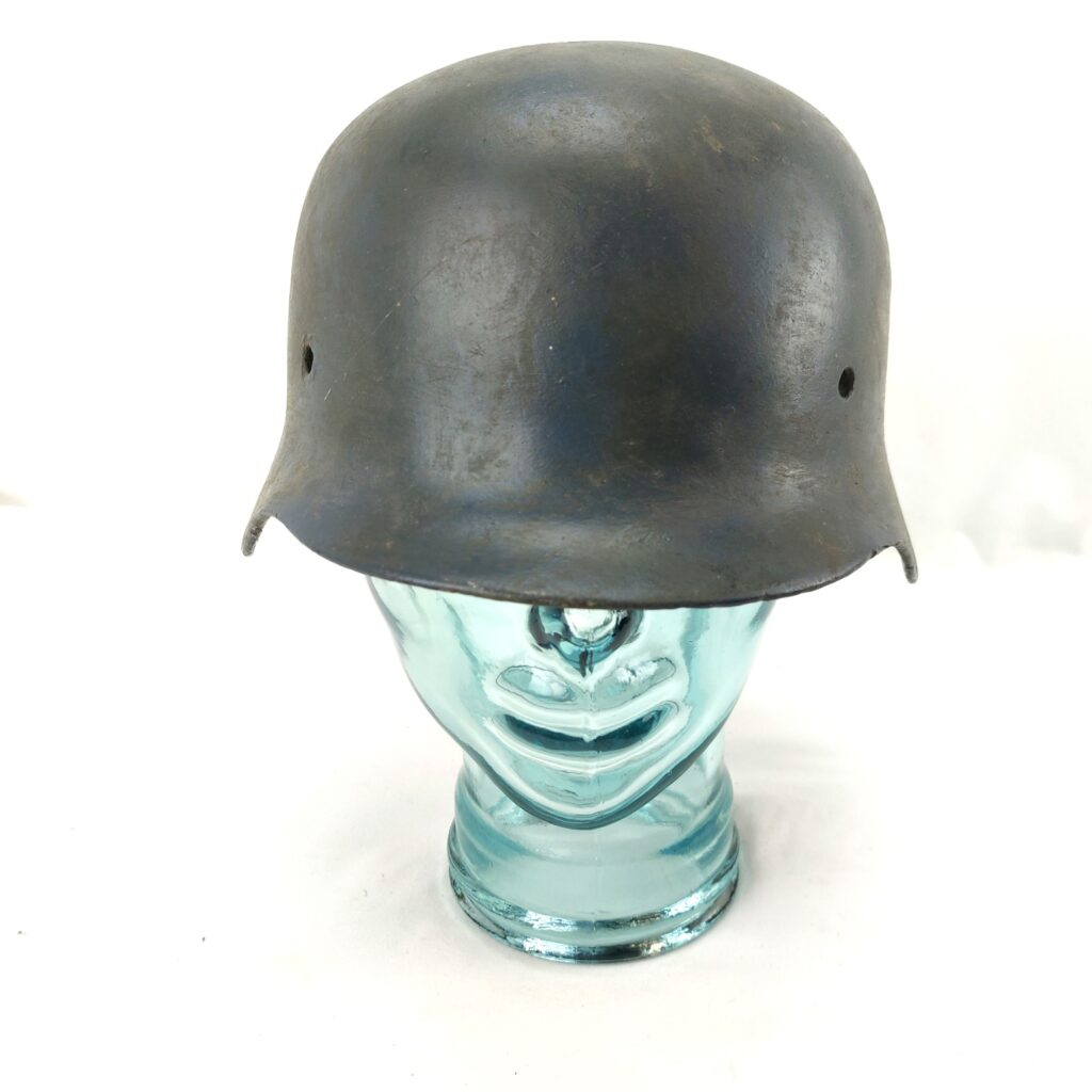 German, WW2, M35 Luftwaffe Slate Steel Combat Helmet, Double Decal, No ...