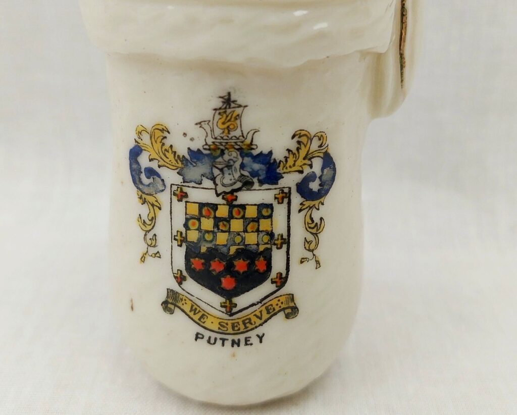 WW1 Carlton Crested China Model of a German Incendiary Bomb - Putney ...