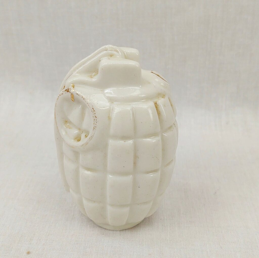WW1 Crested China Model of a Mills Hand Grenade - Cirencester - Sally ...