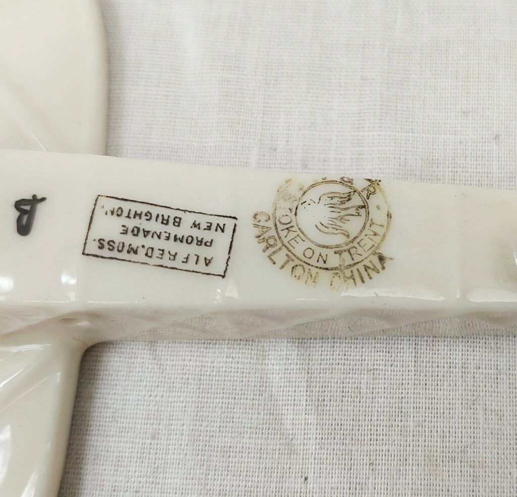 WW1 Carlton Crested China Model of a Monoplane – New Brighton - Sally ...