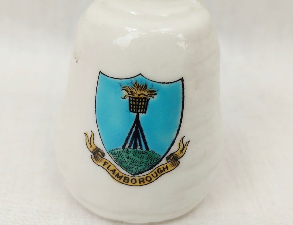 WW1 Goss Crested China Model of a Zeppelin Bomb - Flamborough - Sally ...