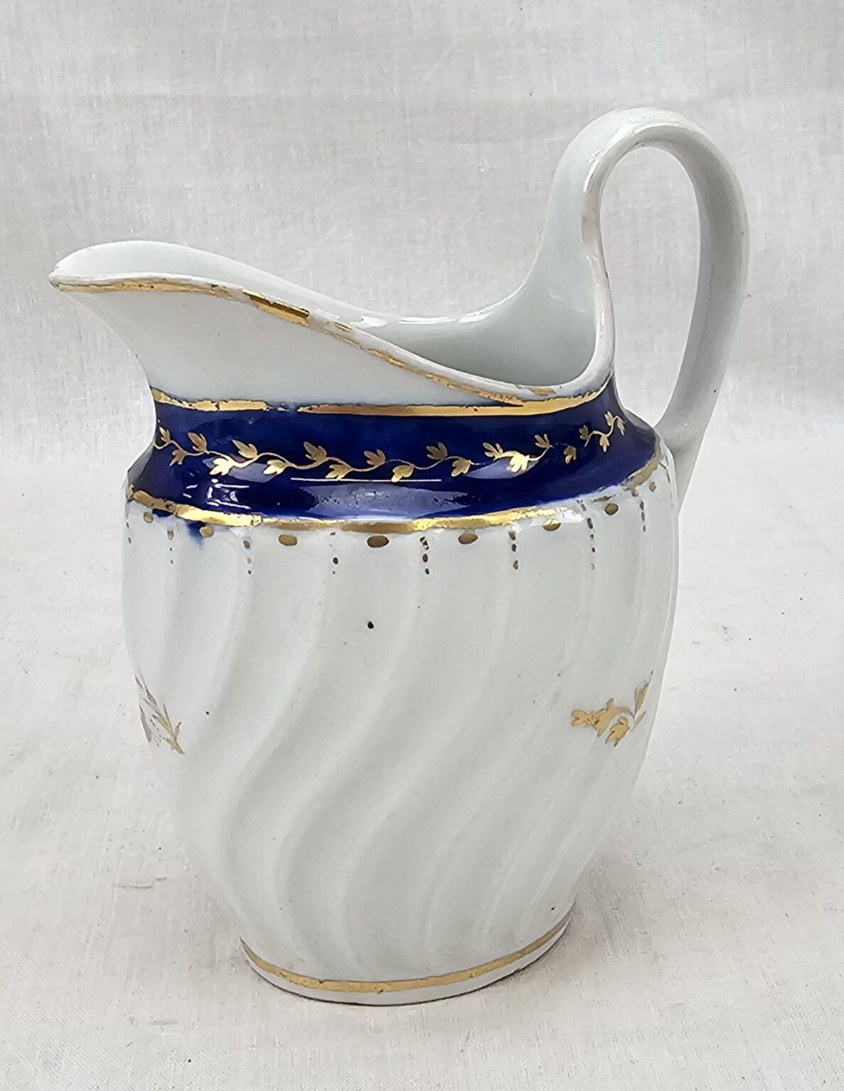 c1795 Caughley Porcelain Cream Jug - Sally Antiques