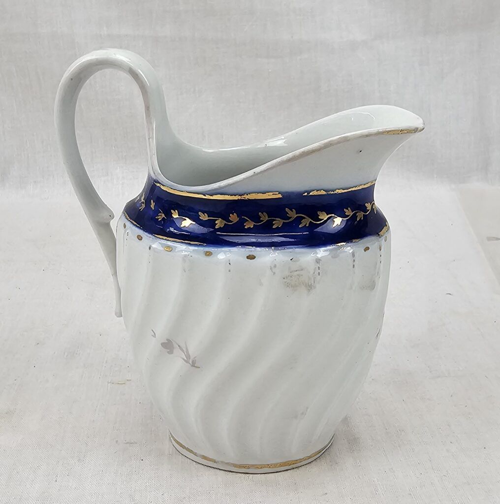 c1795 Caughley Porcelain Cream Jug - Sally Antiques