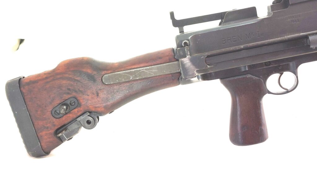 British, WW2, Inglis Bren Mk I(M) .303 Light Machine Gun, with Bipod ...