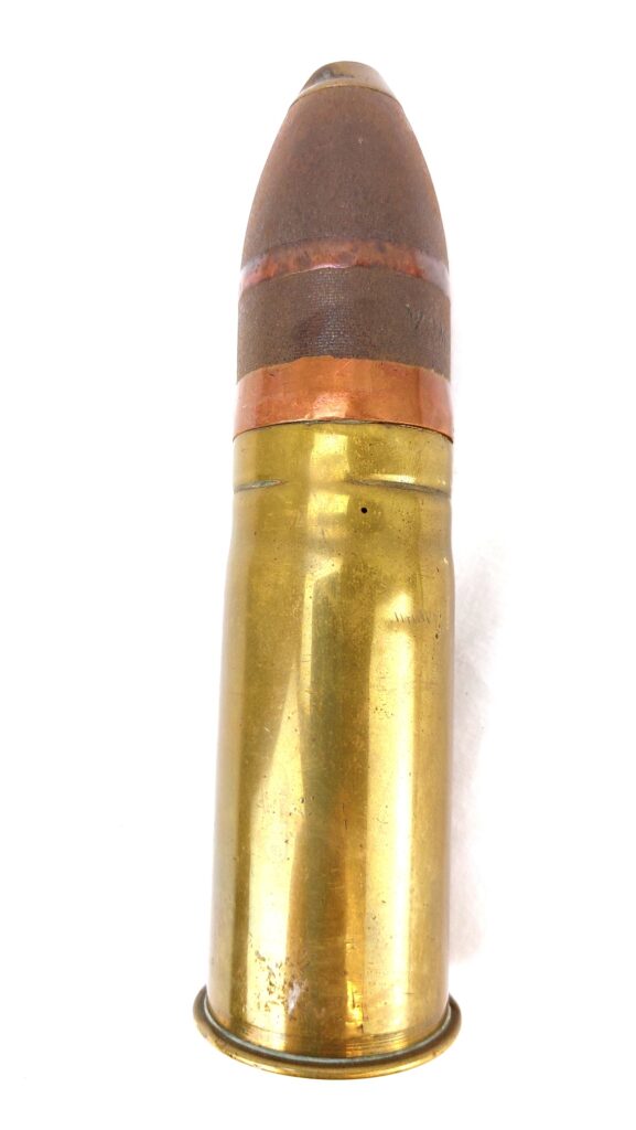 British, WW1, 37mm VSM Pom-Pom Round — Fixed Projectile, Inert - Sally ...