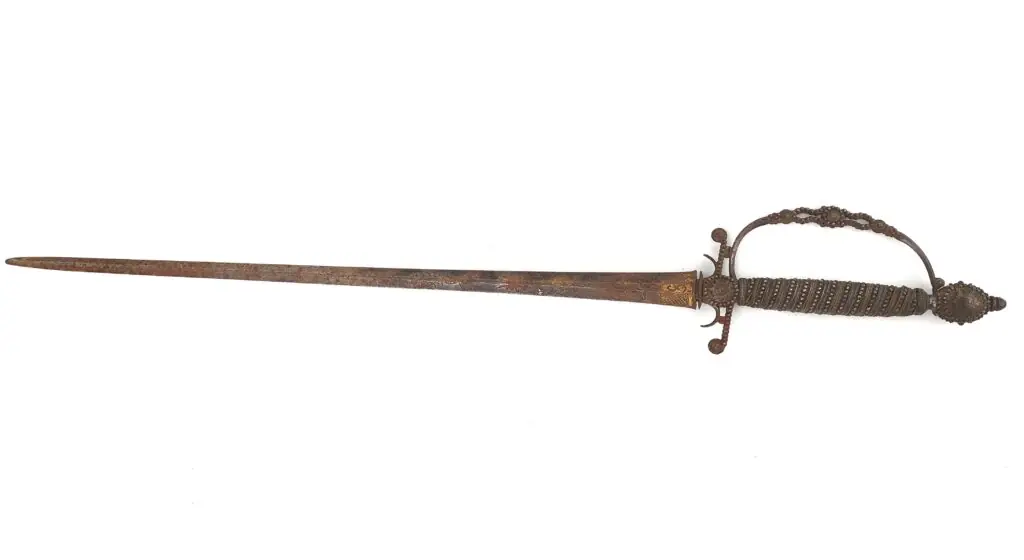 French, c. 1740–1760, Small-Sword with Chased Hilt and Solingen Blade ...