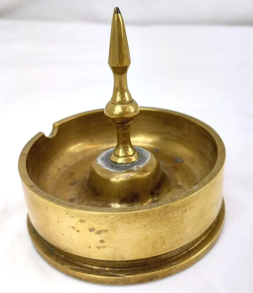 Soviet Union, Cold War-Era Trench Art Ashtray with Paper Spike — 76.2mm ...
