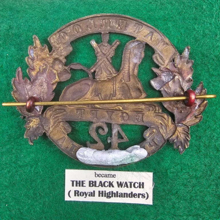 Victorian 42nd Highland Regiment Of Foot Black Watch Feather Bonnet ...