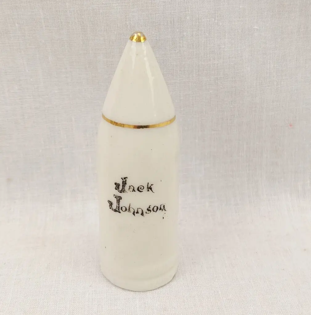 WW1 Eastbourne Swan Crested China Artillery Shell - Sally Antiques