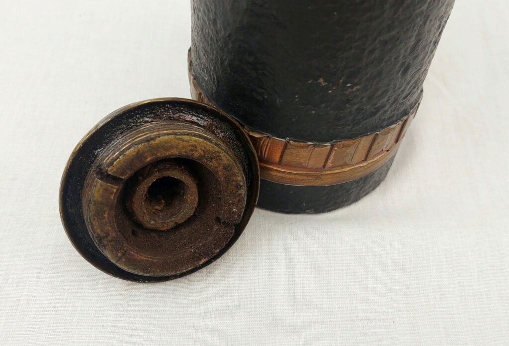 British WW1 18 Pounder Shell Head - Sally Antiques