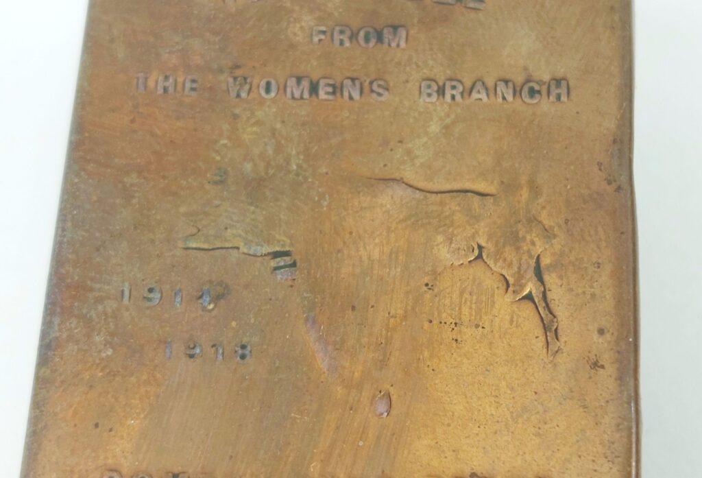 WW1 Trench Art Bombay Presidency Matchbox Cover - Sally Antiques