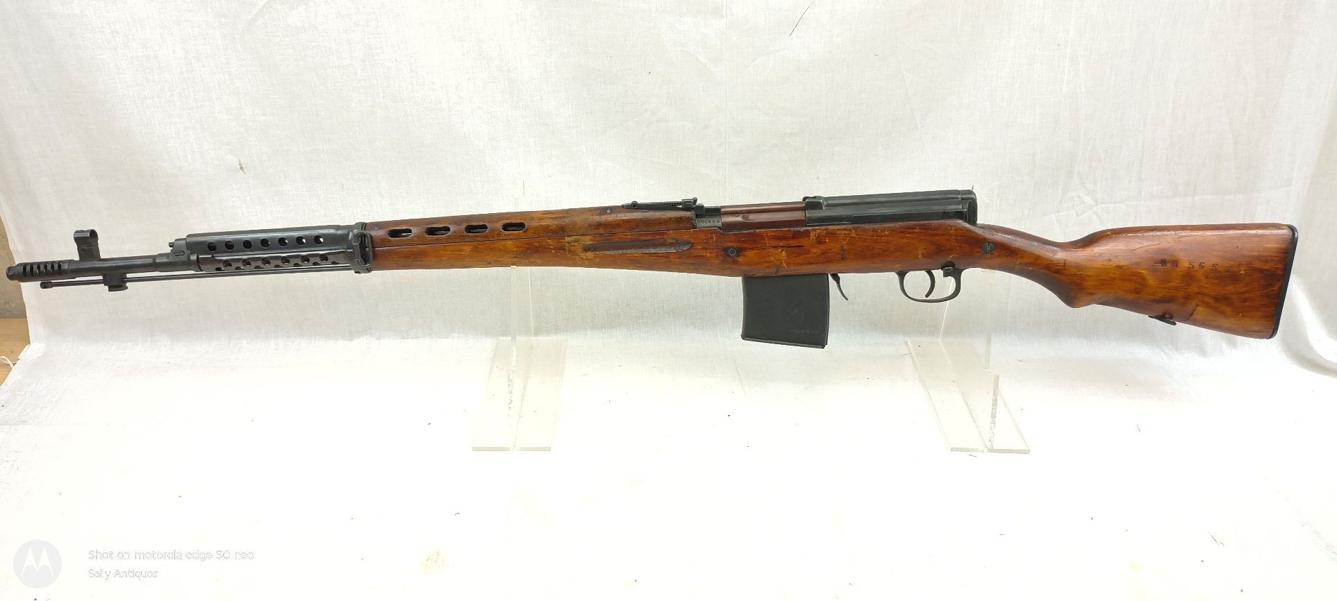 WW2 Soviet Dated 1941 Russian Tokarev SVT-40 Semi-Automatic Rifle ...