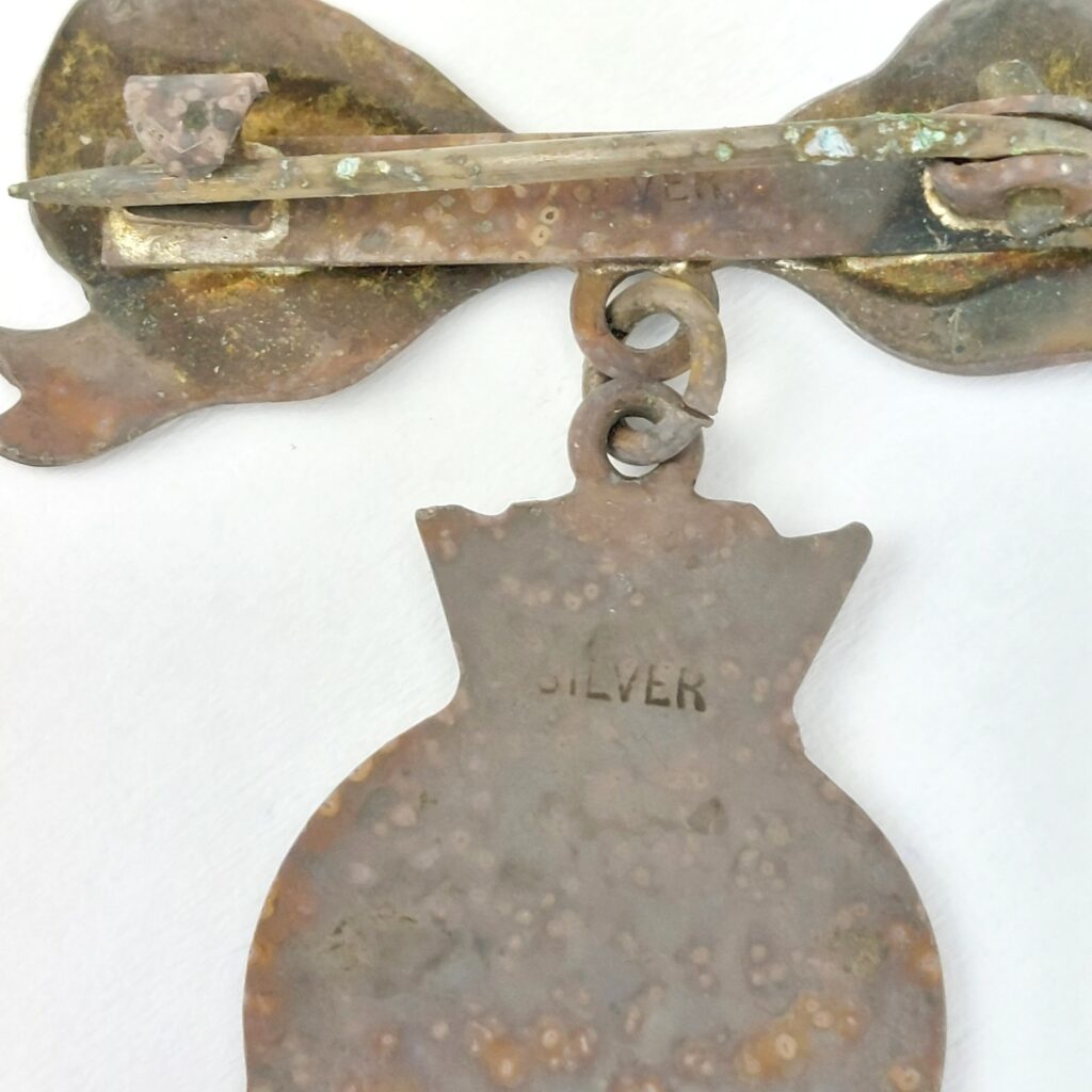 British, Post WWII-Korean War, Royal Navy HMS Snipe, Sterling Silver ...