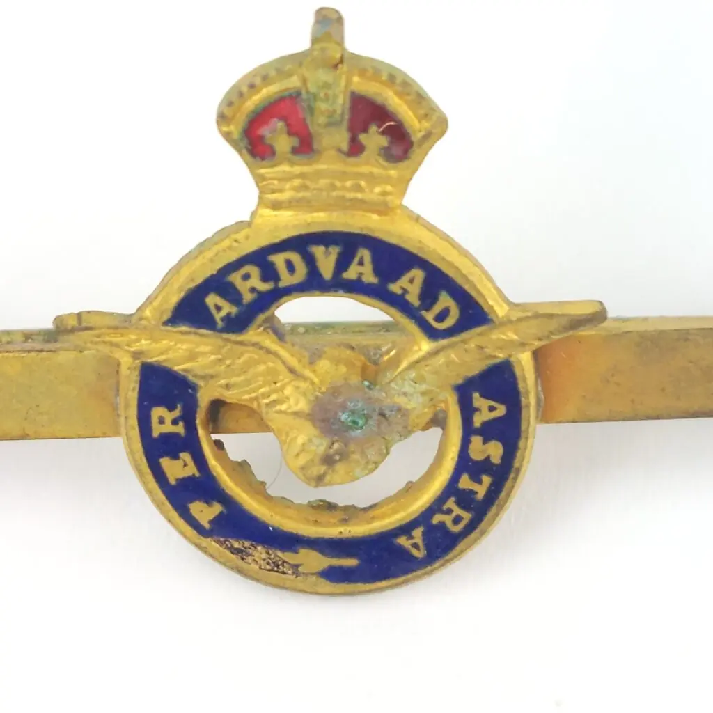 British, WW2, RAF Sweetheart Brooch, Kings Crown, Enamelled - Sally ...