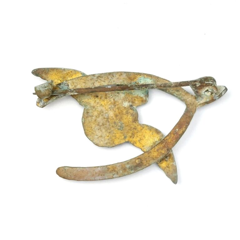 British, WWII, RAF Sweetheart Brooch in Wishbone Form, Enamelled ...