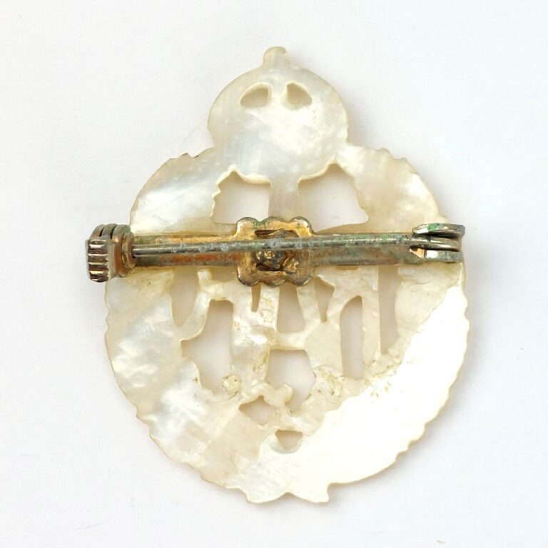 British, WWII, Royal Air Force Sweetheart Brooch, Mother of Pearl ...