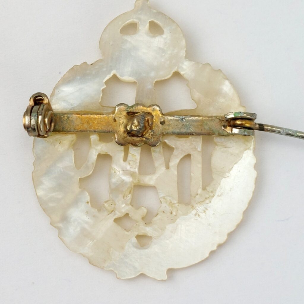 British, WWII, Royal Air Force Sweetheart Brooch, Mother of Pearl ...