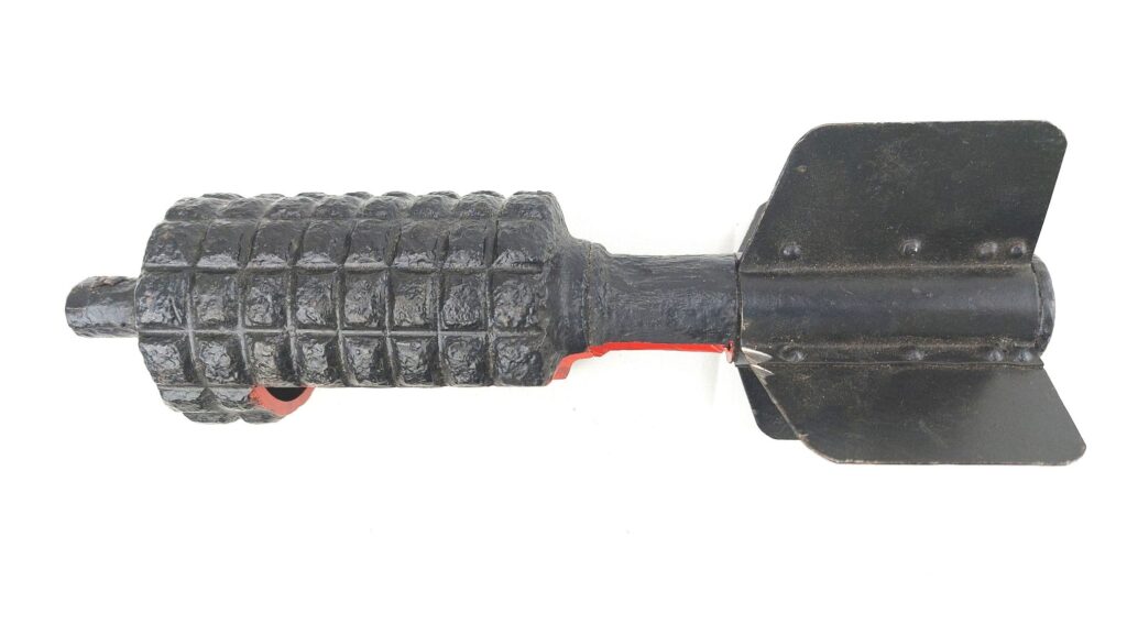 German, WWI, Granatenwerfer 16 Bomb, Sectioned Cutaway Mortar, Inert ...