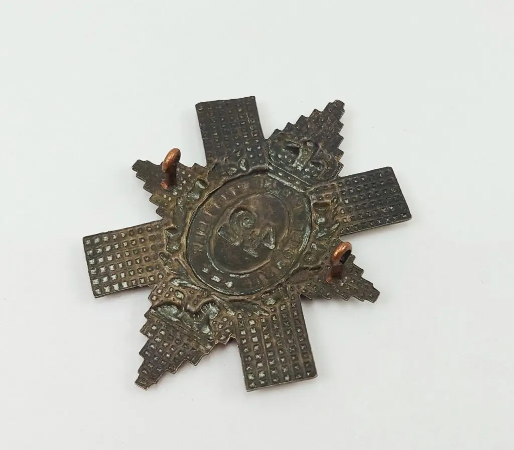 Victorian 42nd Regiment Black Watch Bonnet Cap Badge - Sally Antiques