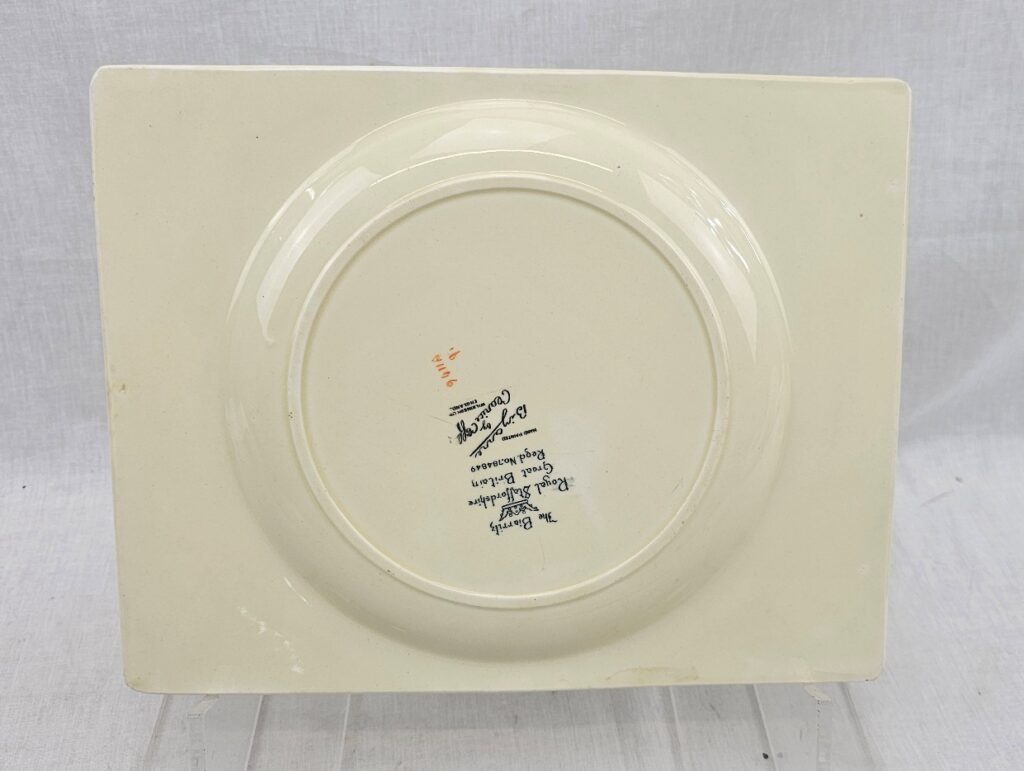 1930s Clarice Cliff Biarritz Grill Pattern Rectangular Plate - Sally ...