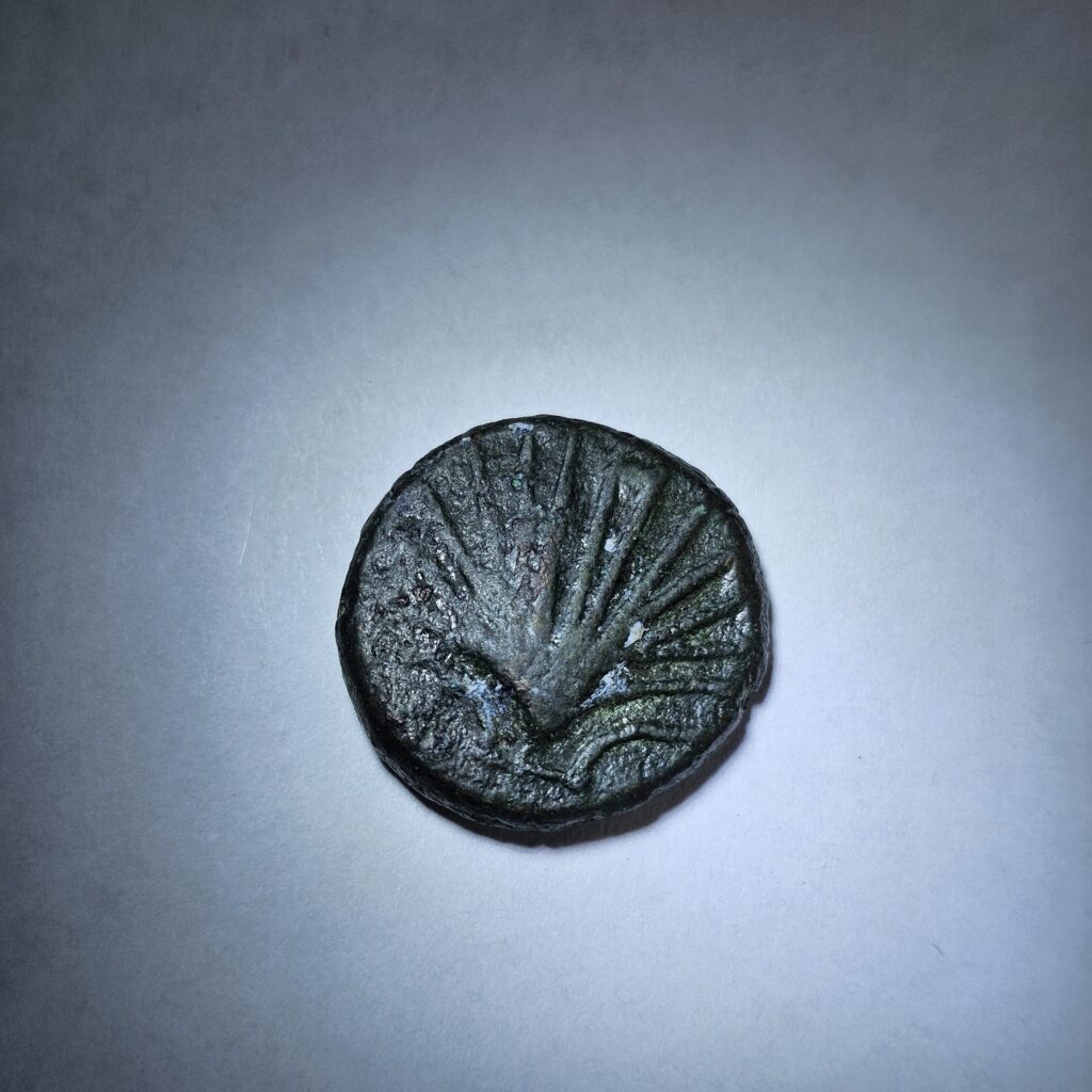 Circa 2nd Century BC Spanish Arse Coin #1 - Sally Antiques