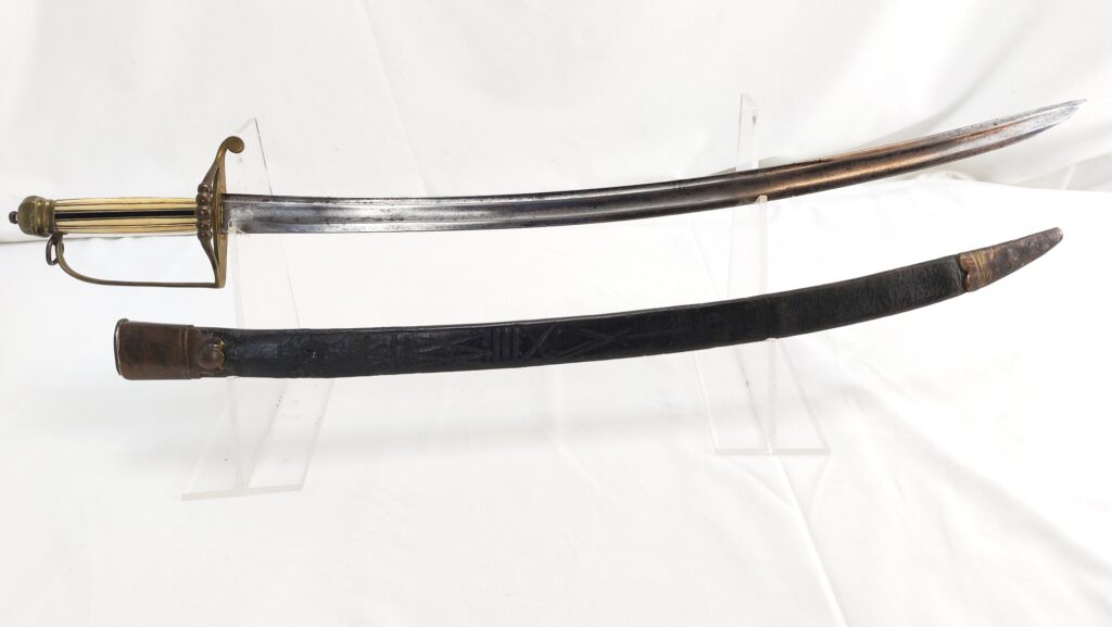 British, c.1795–1810, Royal Navy Officer’s “Five-Ball” Spadroon with ...