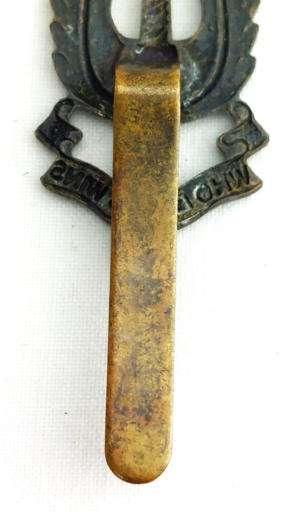 British Special Air Service (SAS) Brass Cap Badge — Winged Dagger “Who ...