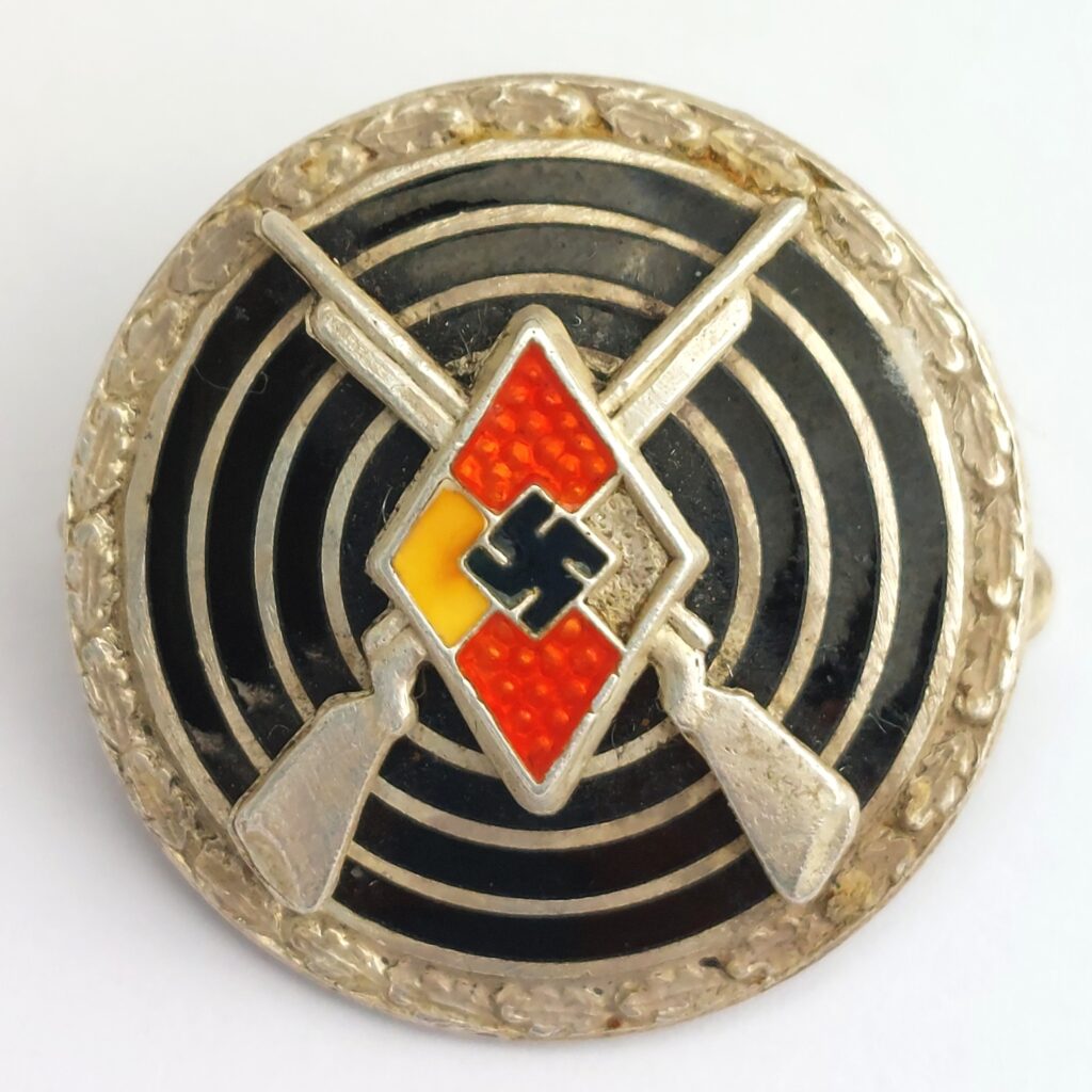 German, WWII – Hitlerjugend (HJ) Proficiency Shooting Award (Silver ...
