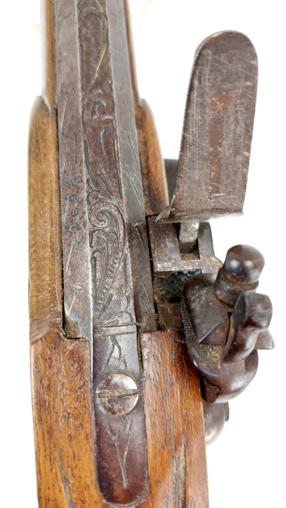Late 18th Century, Flintlock Pistol by AMR (C28) – Engraved Brass ...