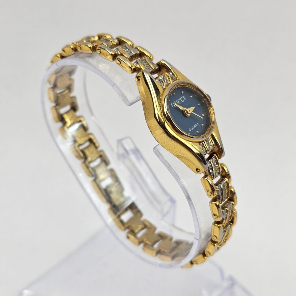 Ladies Gold Plated Gucci Quartz Watch - Sally Antiques