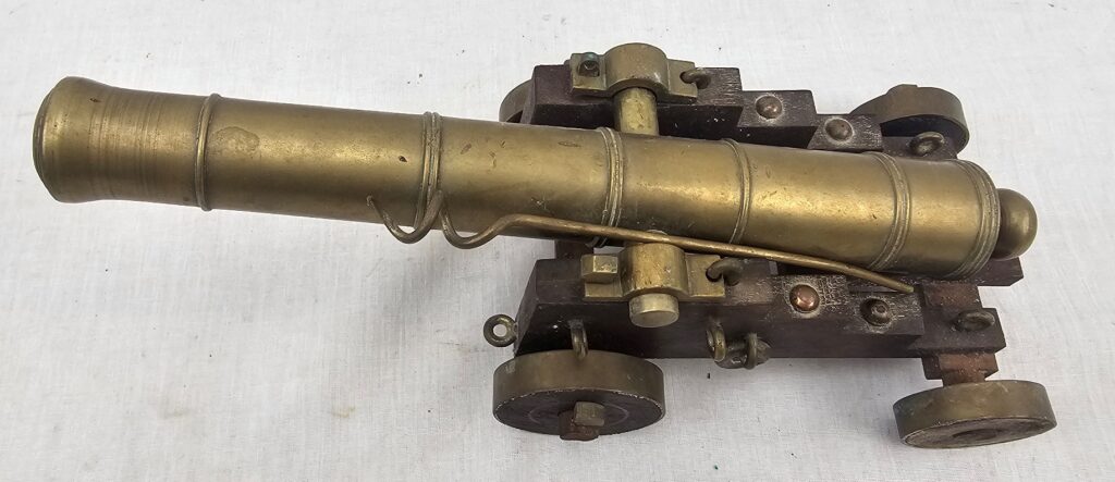 Model Of A c1800 Royal Navy Ships Cannon - Sally Antiques