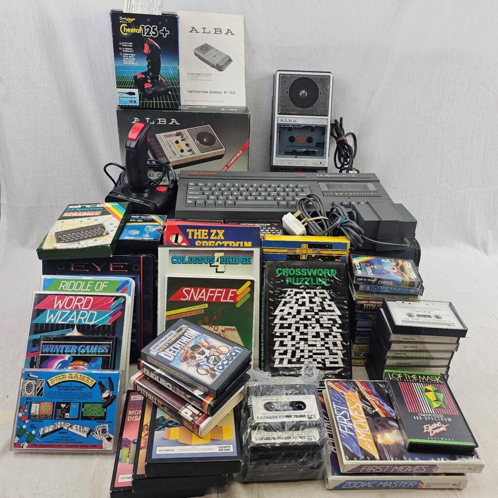 Vintage ZX Spectrum +2 128K Plus Games Etc - Sally Antiques