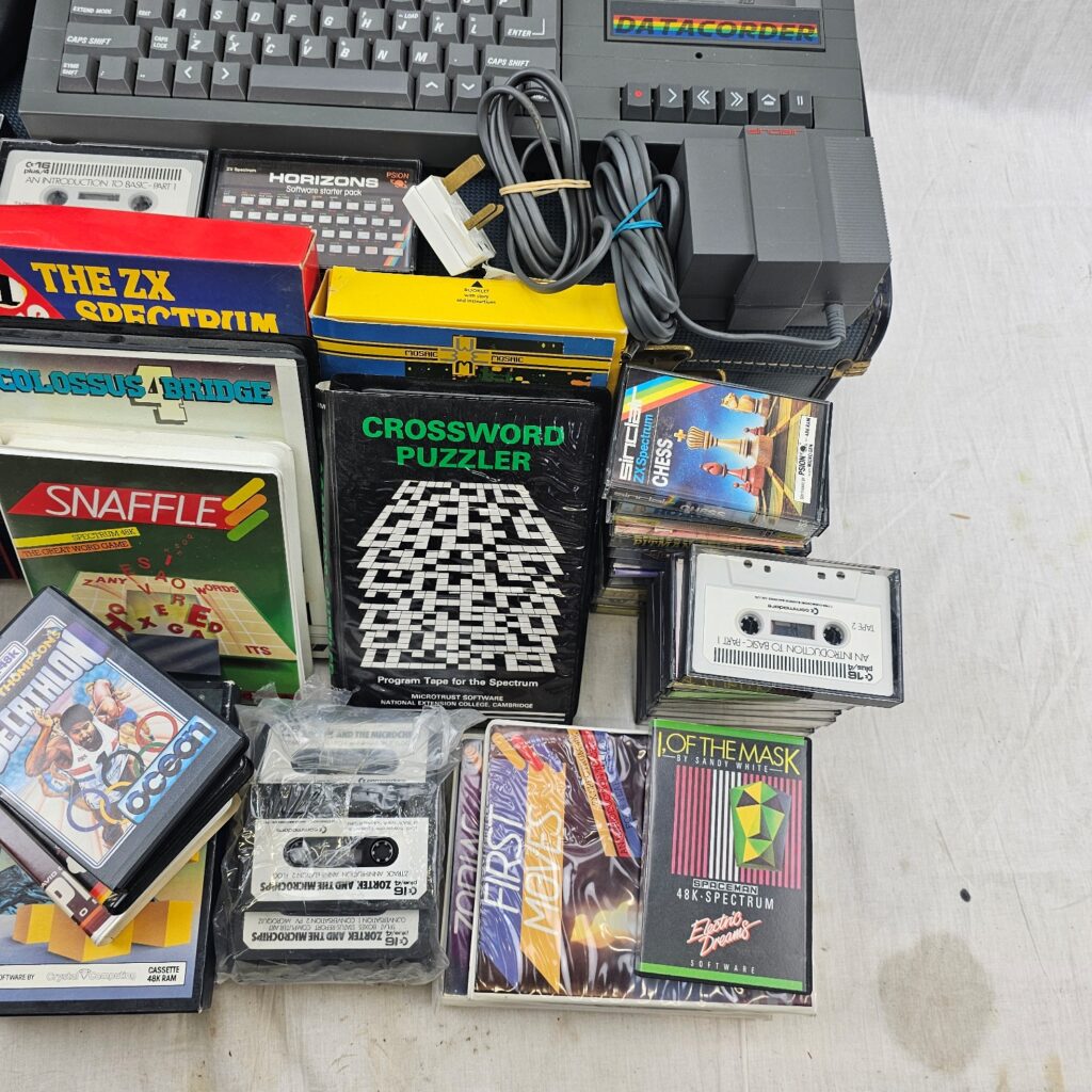 Vintage ZX Spectrum +2 128K Plus Games Etc - Sally Antiques