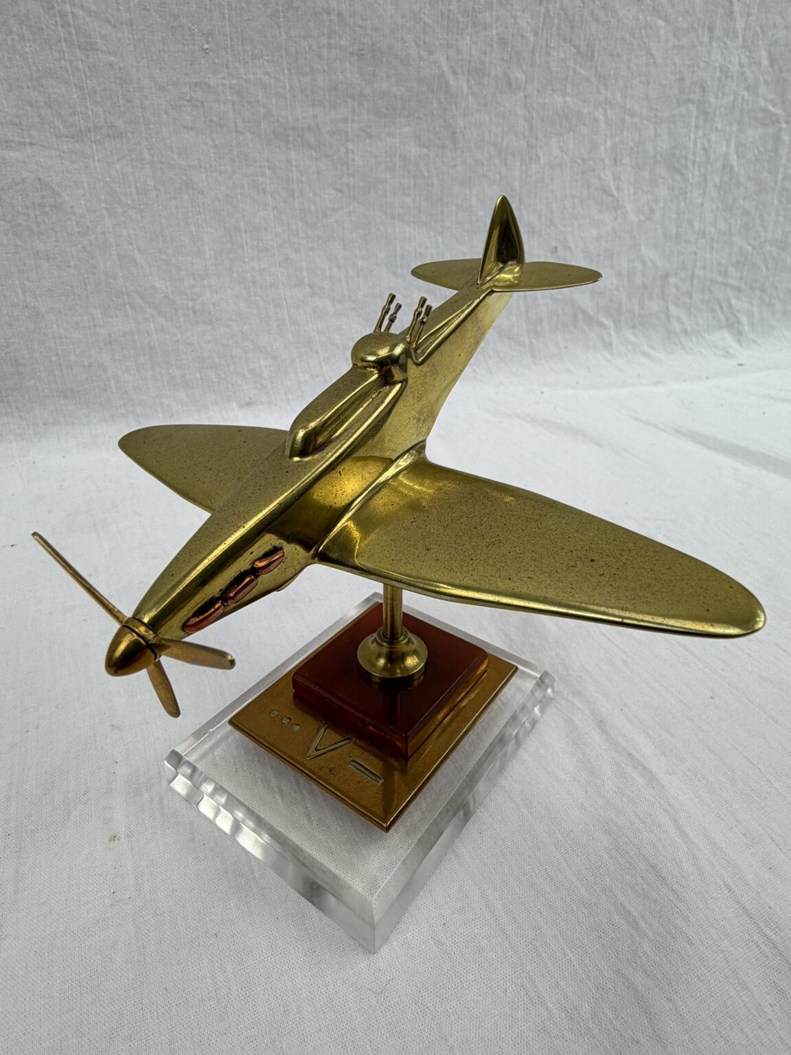 1930s Trench Art Brass Model of Boulton Paul Defiant Aircraft - Sally ...