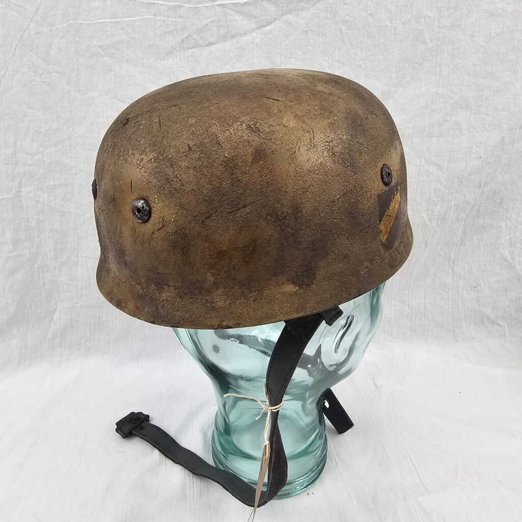 Rare WWII German Tropical M38 Fallschirmjäger Helmet With Double Decals ...