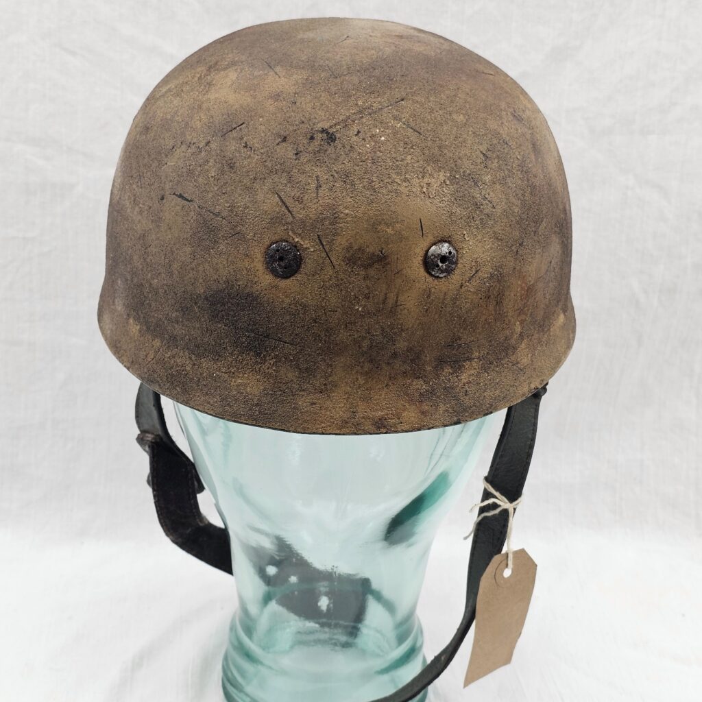 Rare WWII German Tropical M38 Fallschirmjäger Helmet With Double Decals ...
