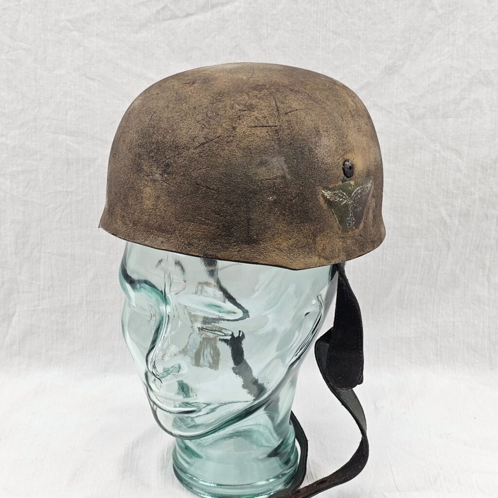 Rare WWII German Tropical M38 Fallschirmjäger Helmet With Double Decals ...