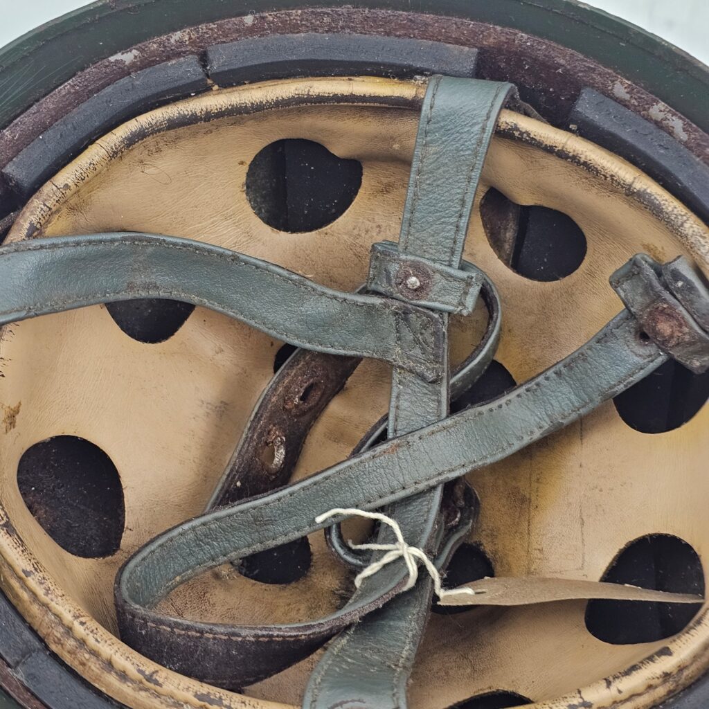 Rare WWII German Tropical M38 Fallschirmjäger Helmet With Double Decals ...