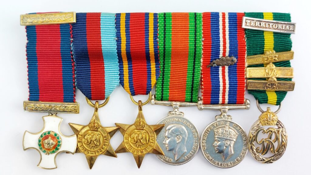 British, WWII & Post-War – Miniature Medal Group, Territorial ...