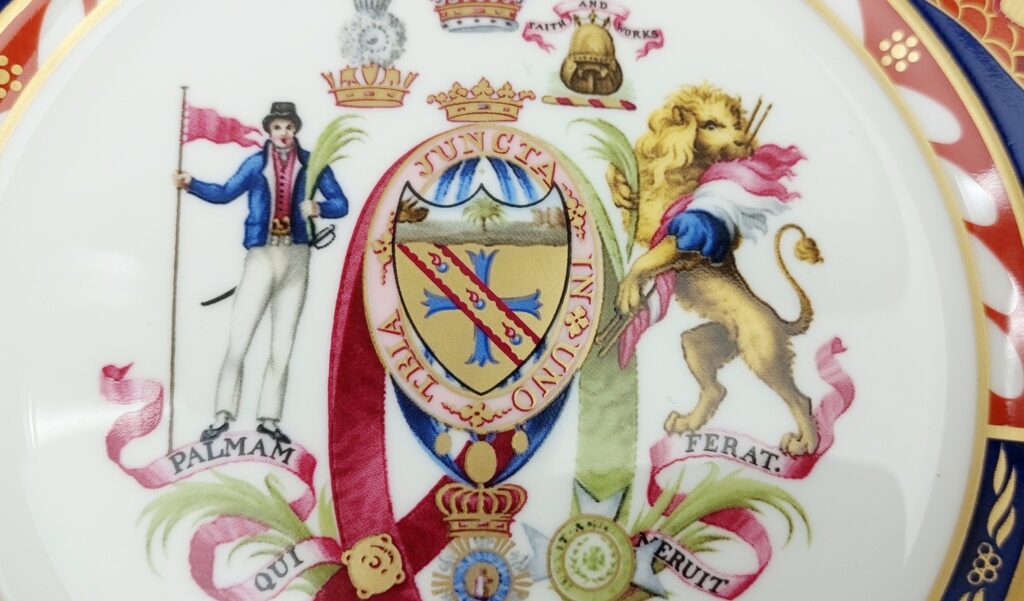 Boxed Royal Worcester Admiral Lord Nelson Plate - Sally Antiques