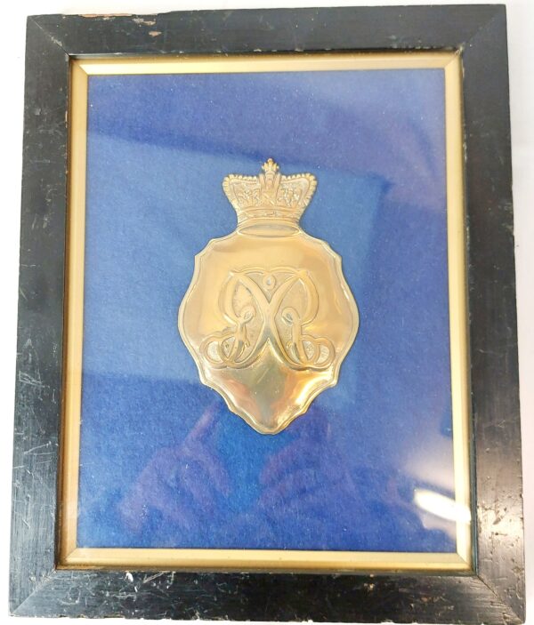 British, 1812 Pattern Officer’s Universal Shako Plate (Framed ...