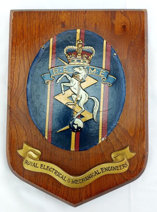 British, Royal Electrical & Mechanical Engineers (REME) Wall Plaque ...