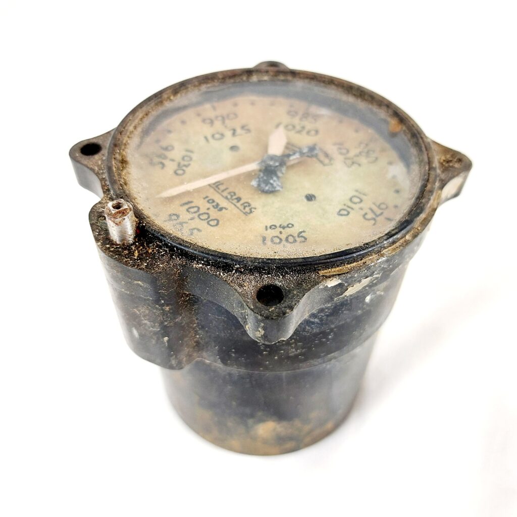 British, WW2, RAF Air Ministry Aircraft Altimeter, Handwritten Wartime ...