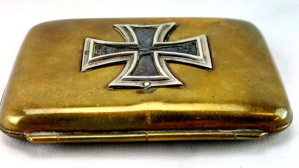 Imperial German, WW1, Trench Art Cigarette Case with Original Inset ...