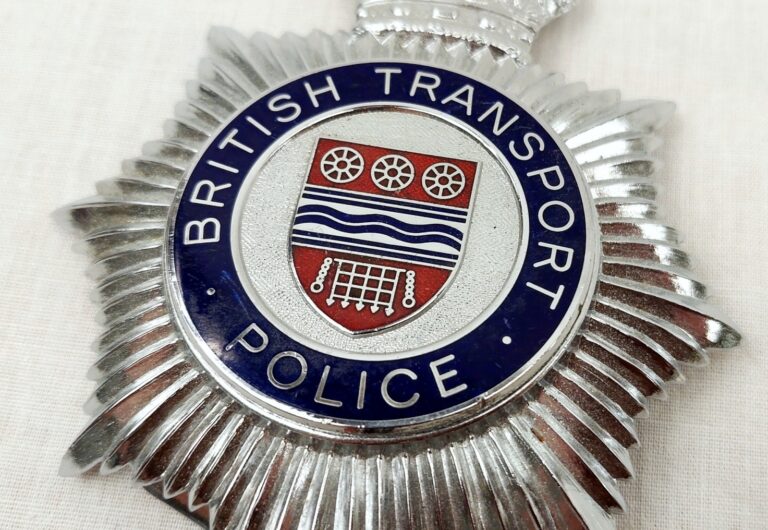 QEII British Transport Police Badge - Sally Antiques