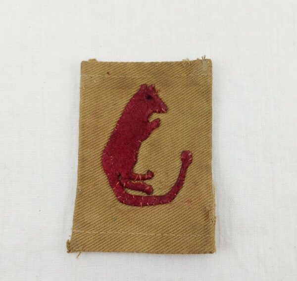 WW2 Desert Rats Cloth Patch - Sally Antiques