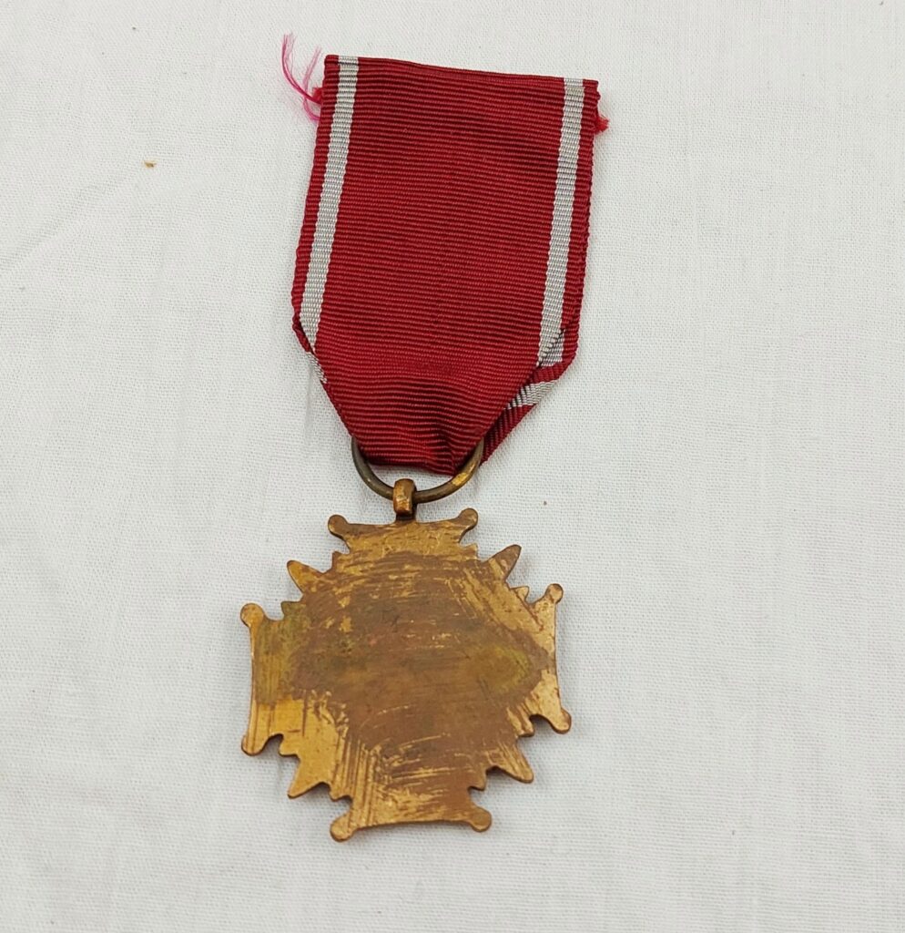 WW2 Polish Cross Of Merit 3rd Class Medal - Sally Antiques