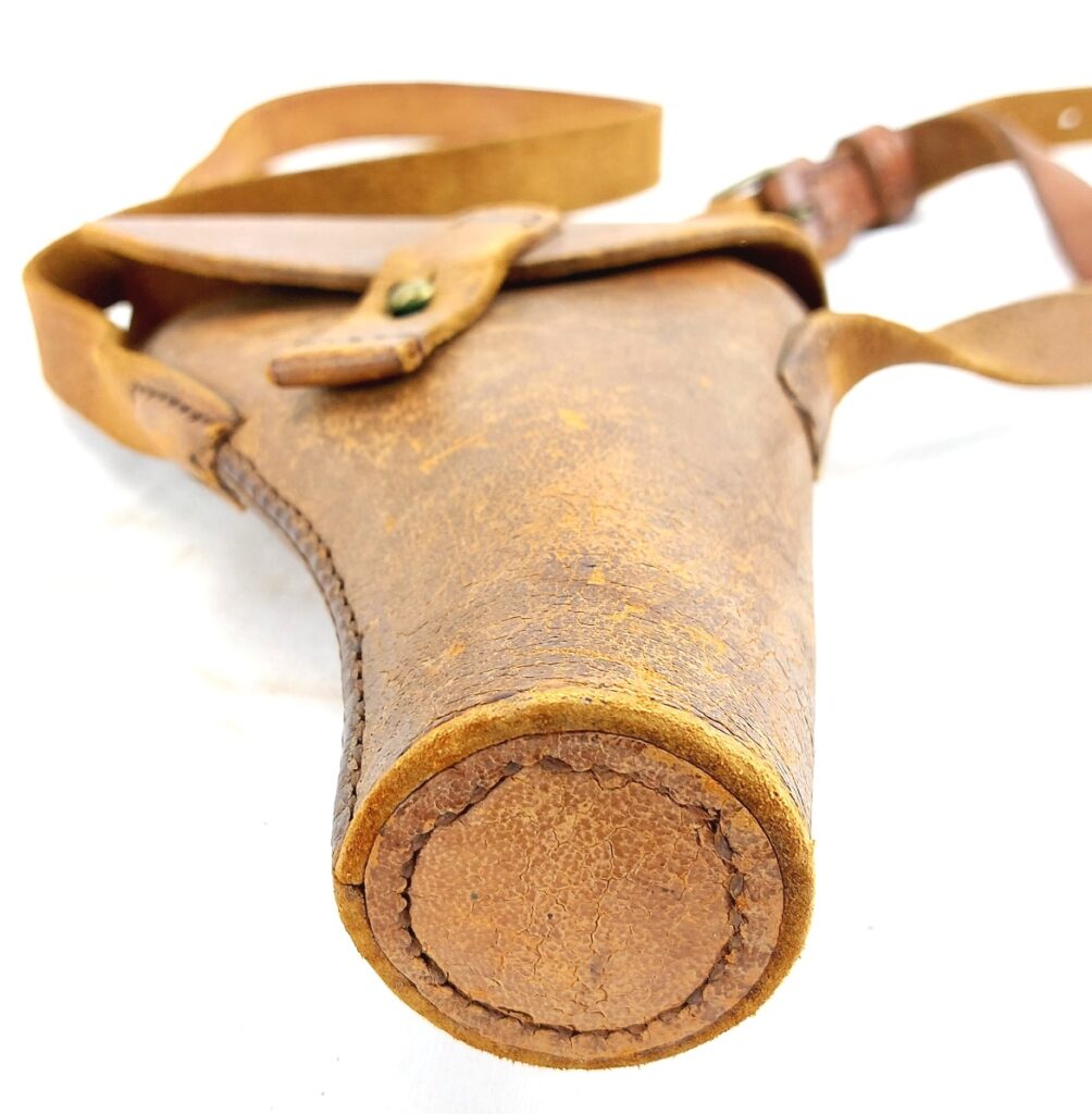 British, WW2-1944, MILCO Very Pistol (Flare Gun) Leather Shoulder ...
