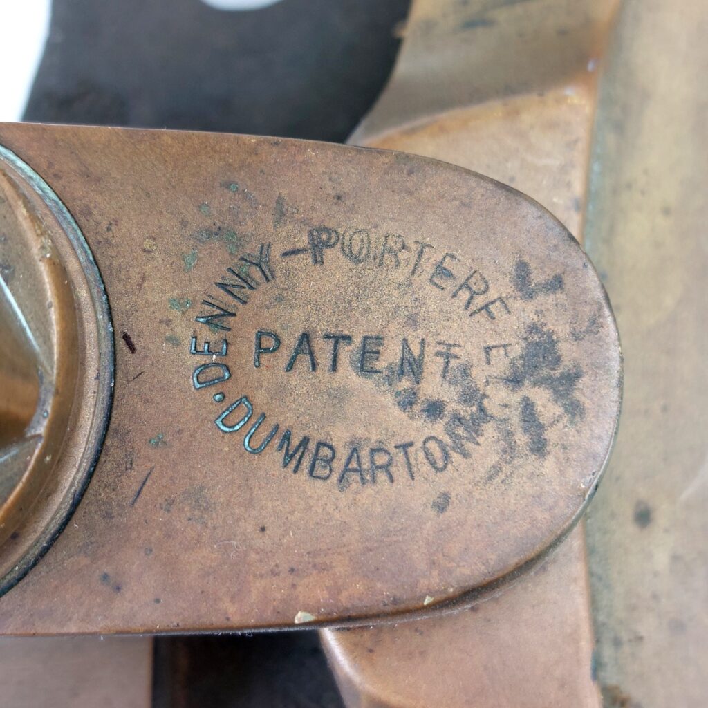 British, WW1, Large Brass Ship’s Porthole No. 9, salvaged from the ...