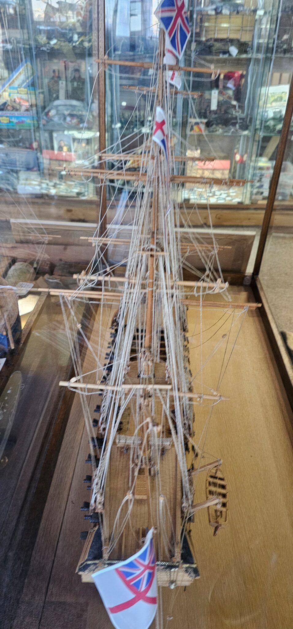 Large Size Model of HMS Victory the ship of Admiral Nelson - Sally Antiques